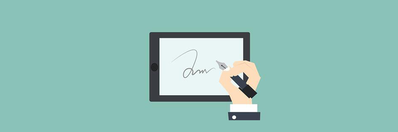 Dankzij de digitale handtekening wint u heel wat tijd